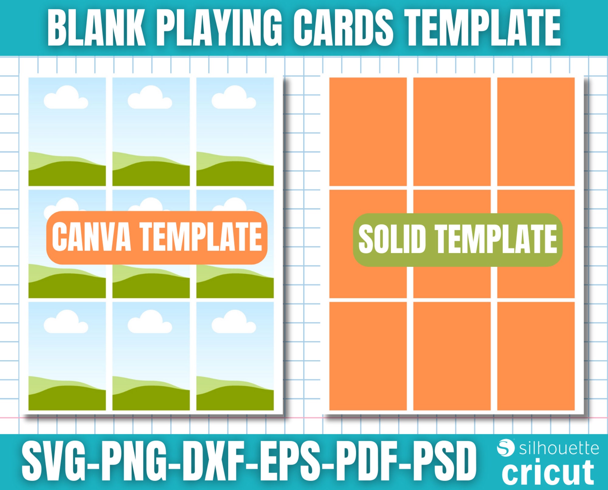 Blank Playing Card Template, Custom Playing Card, Editable Trading Card ...