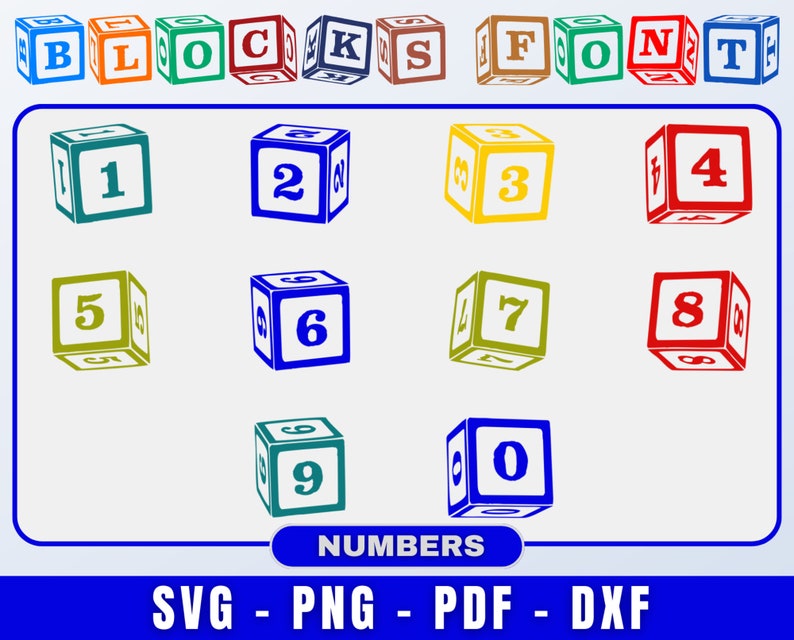 Blocks Font SVG Toy Blocks Font SVG Alphabet Blocks SVG Toy Block block ...
