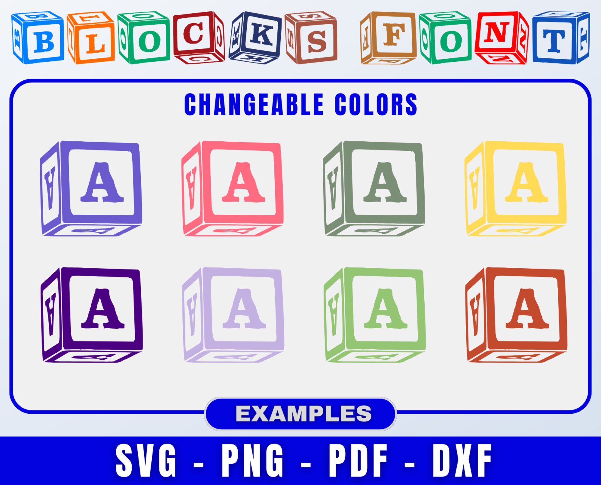 Blocks Font SVG Toy Blocks Font SVG Alphabet Blocks SVG Toy Block block ...