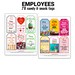 78 Employee Appreciation Tag Bundle, Snack & Candy Gift Tags, Staff ...