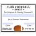 Flag Football Certificate: Fillable Award Template (PDF Download) - Etsy