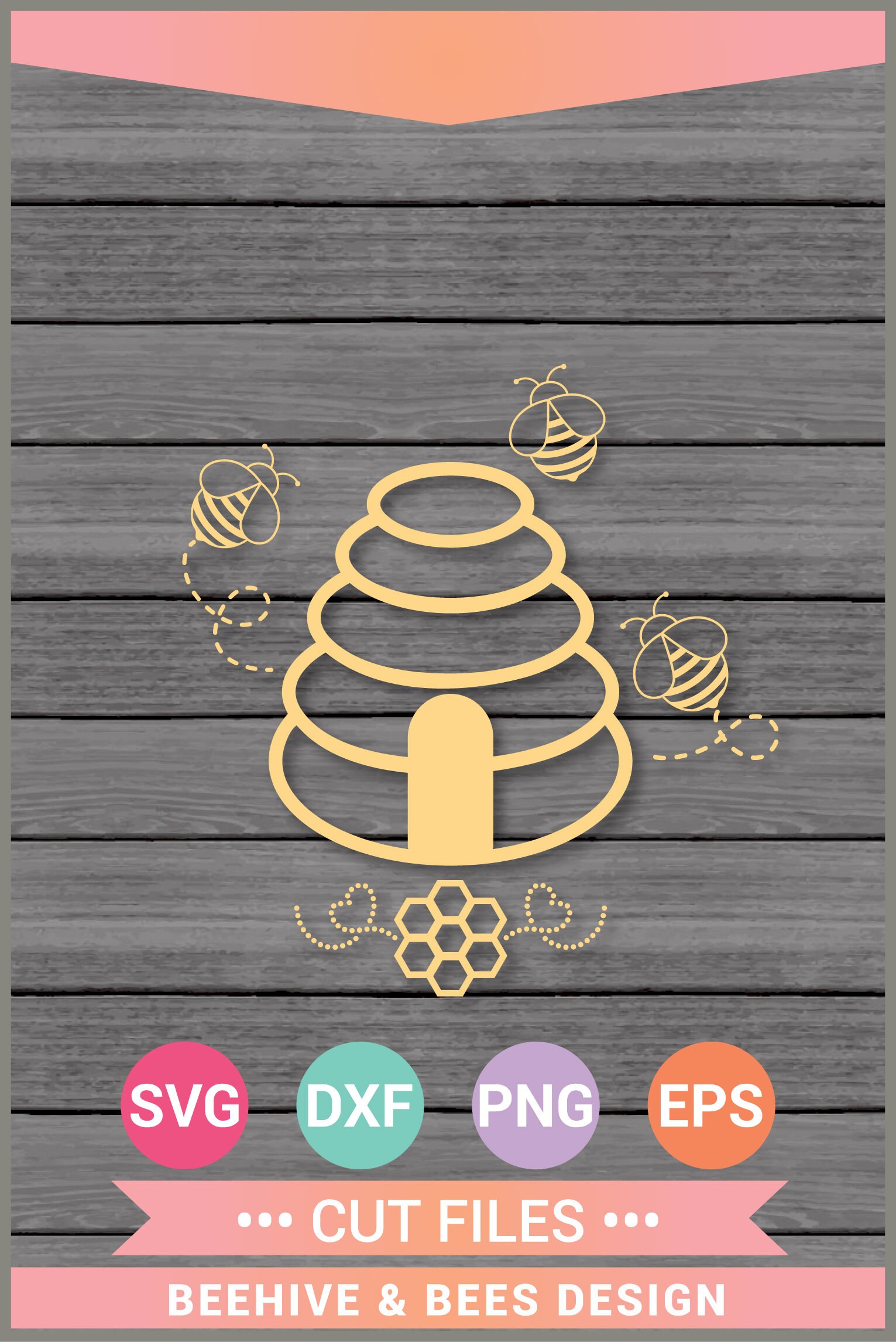 Colmena de abejas svg, Bee svg, Honeycomb svg, Honey Dipper SVG Cut ...