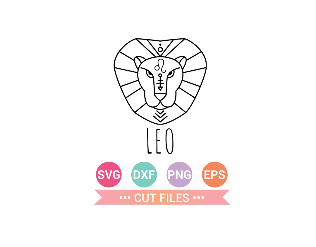 Leo Zodiac Svg, Leo Lion Svg, Leo Lion Png, Cricut Cut Files, Cricut ...