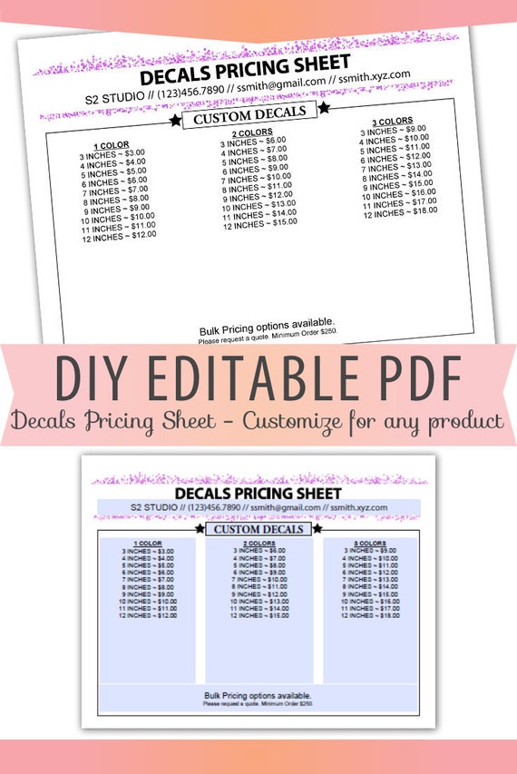 Vinyl Monogram Price List | semashow.com
