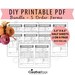 Printable Order Form Letter Size 2 on a Page Half Sheets - Etsy