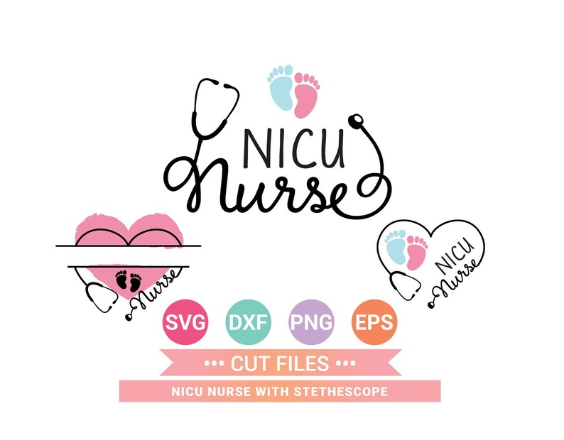 NICU Nurse Svg Nurse Svg Stethoscope Svg Nicu Curse Png - Etsy