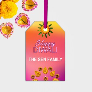 Fillable PDF Happy Diwali Gift Favor Tags, Blank Printable Favor Tags ...