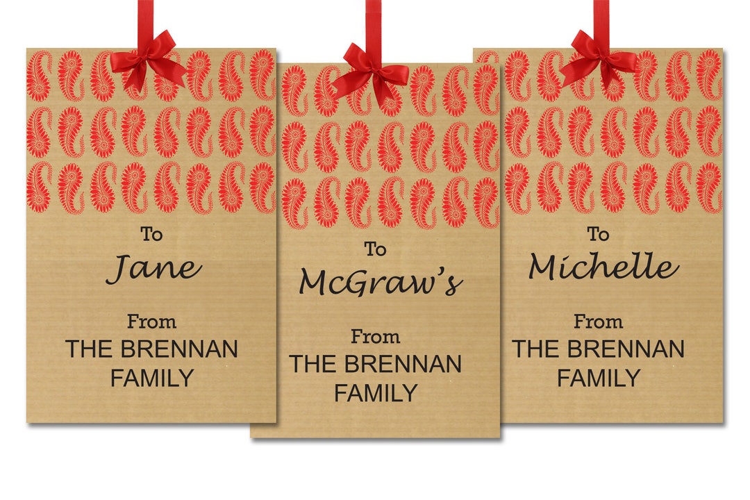 Editable PDF Printable Happy Holidays Christmas Seasonal Gift - Etsy