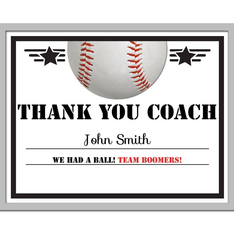 Baseball Coach - Etsy