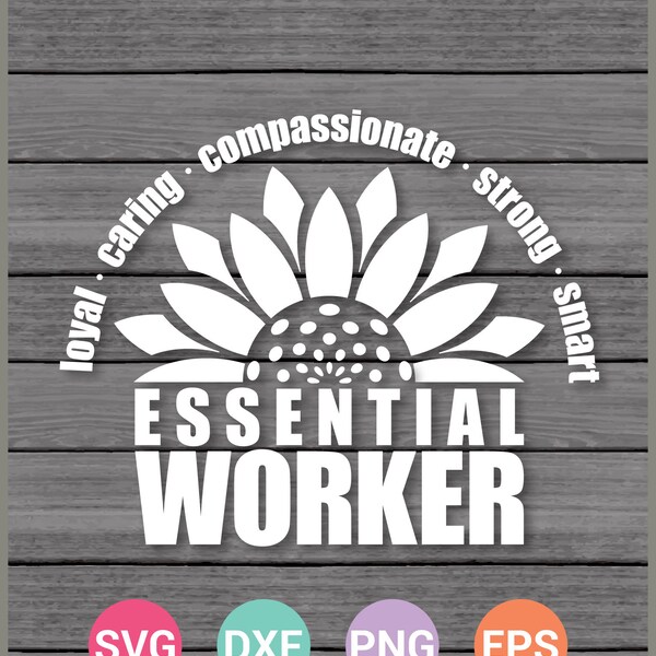 Essential Worker Svg - Etsy