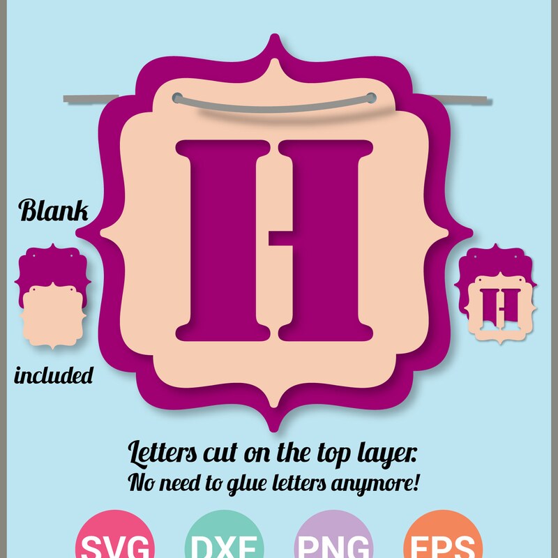 Scalloped Banner Svg - Etsy
