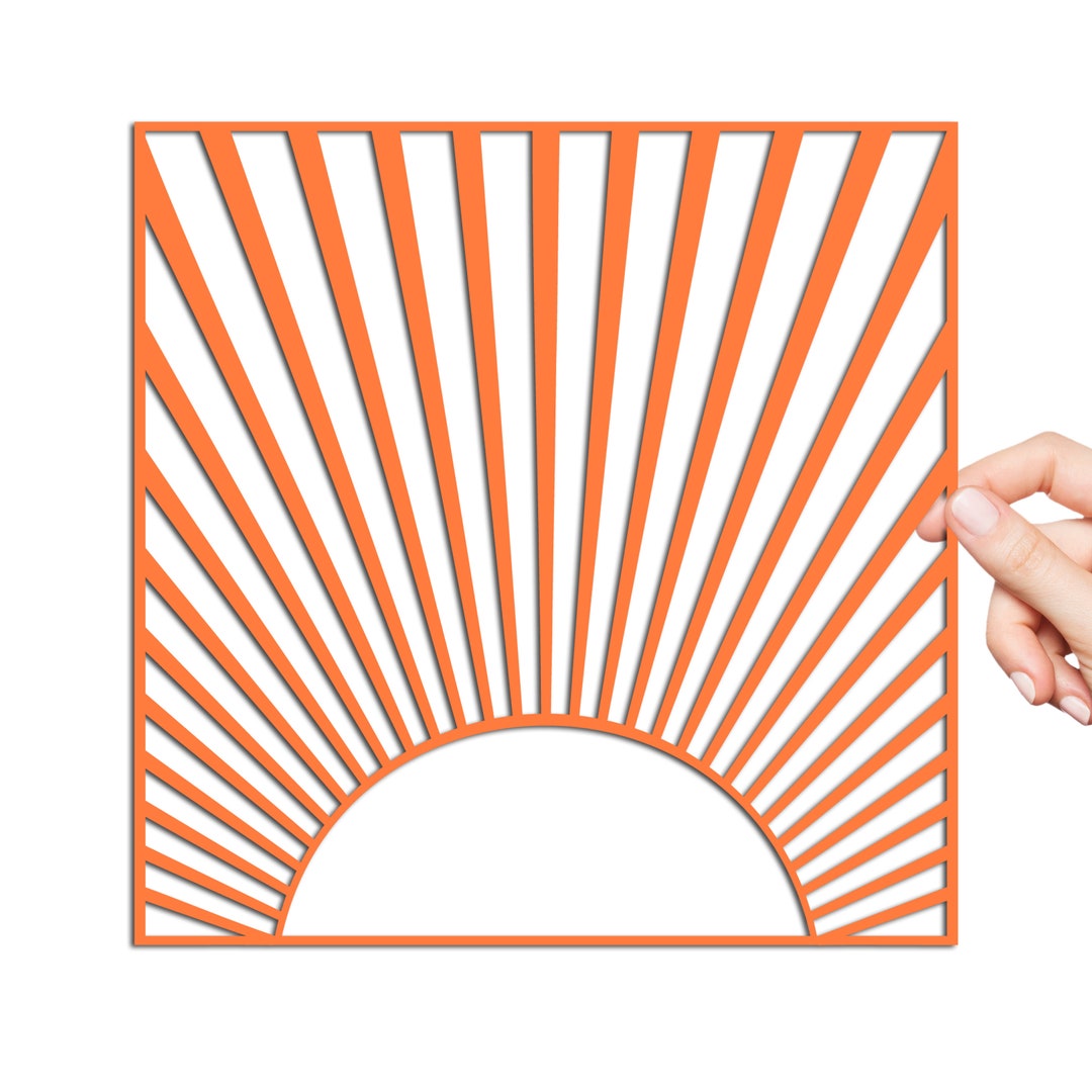 Sunrise Sunset SVG Sun Rays Sunburst Svg Digital Cut File , Cricut ...