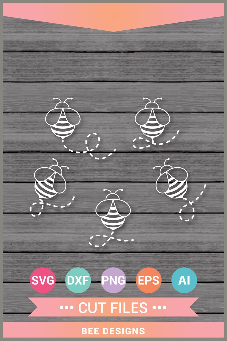 Bee SVG Cut Files Cricut Design Space Silhouetteinstant - Etsy Finland
