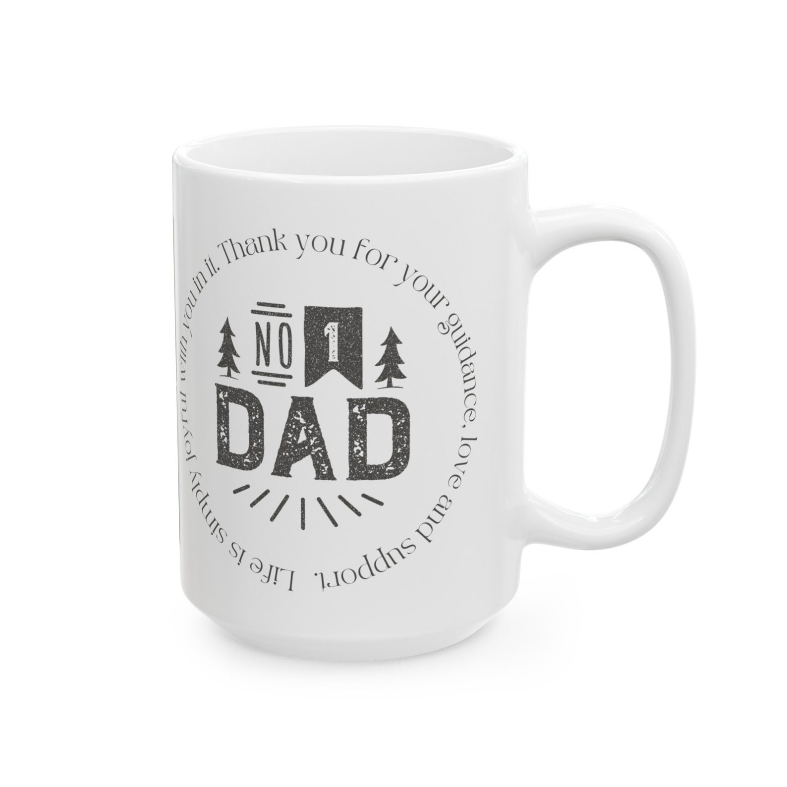 Dad 1 Mug for Father's Day, Personalized Photo Mug for Dad, Father's ...