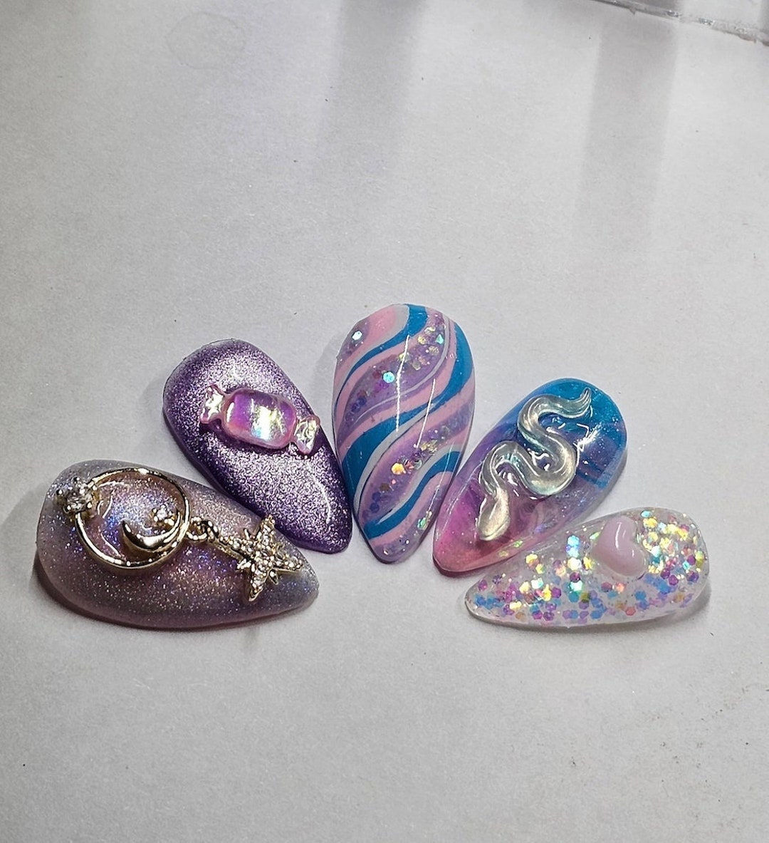 Custom Nail Set Design - Etsy