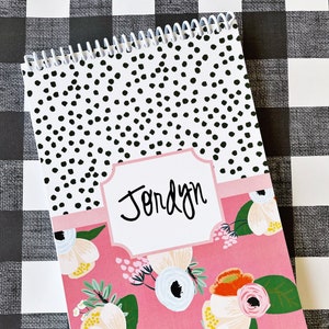Personalized Steno Spiral Personalized Notebook Monogrammed - Etsy
