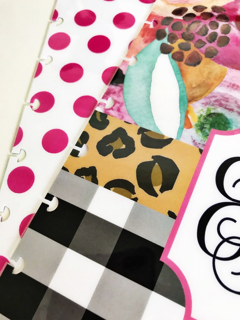 Personalized Happy Planner Cover Set Monogrammed Cover Set | Etsy