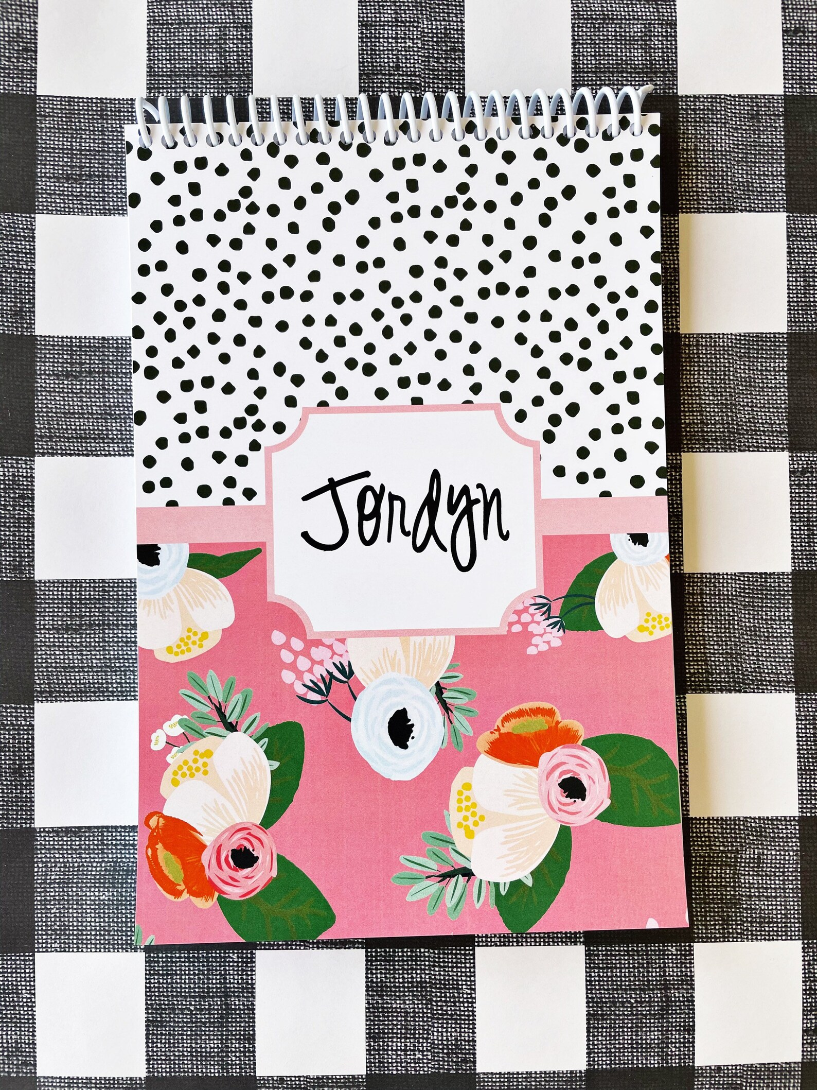 Personalized Steno Spiral Personalized Notebook Monogrammed | Etsy