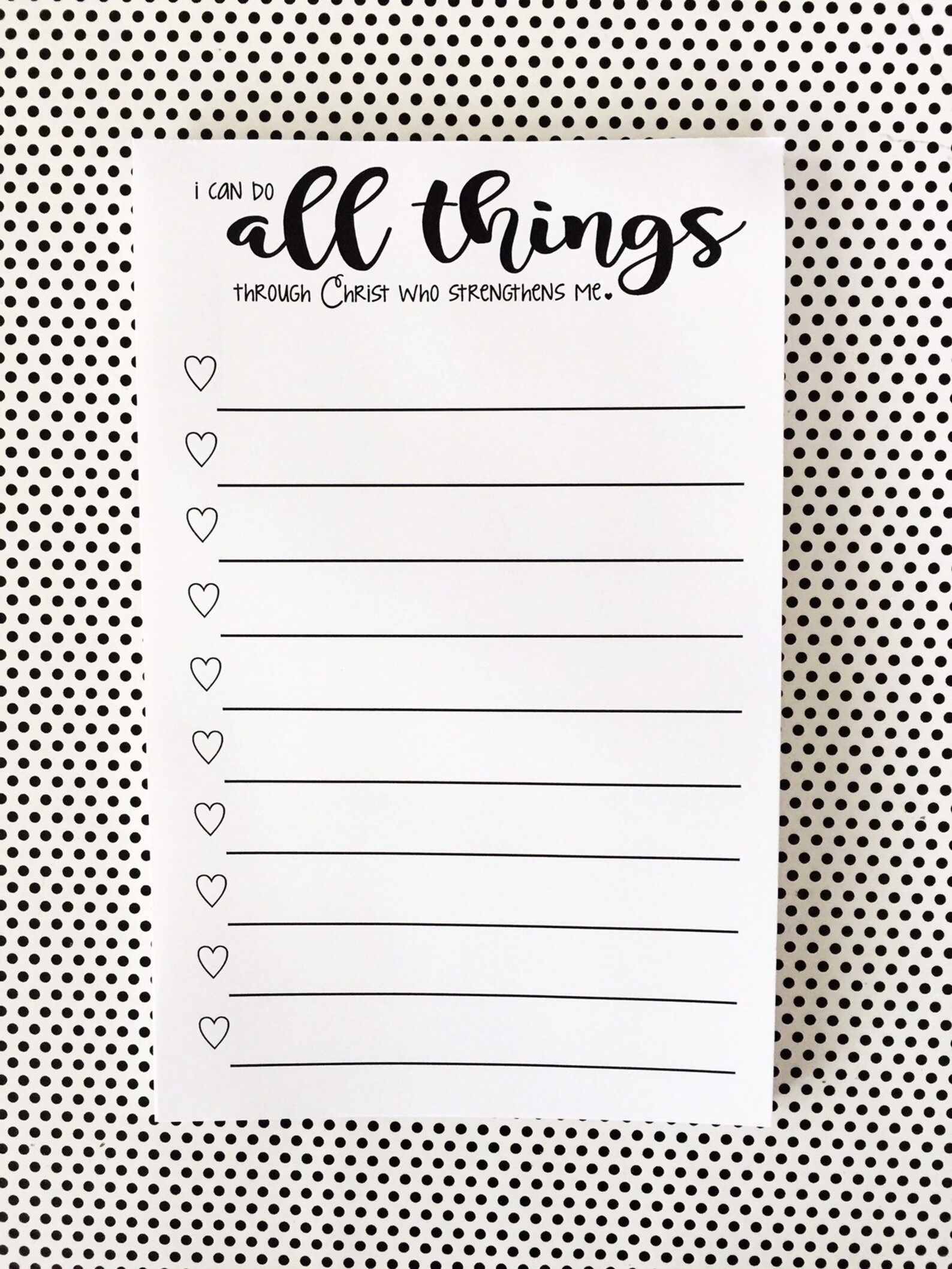 Note Pads Checklist to Do List Stationery Daily to Do Note - Etsy