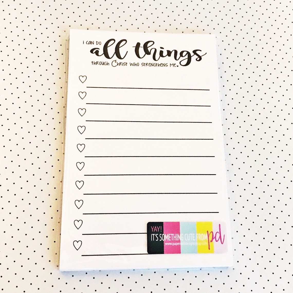 Note Pads Checklist to Do List Stationery Daily to Do Note - Etsy