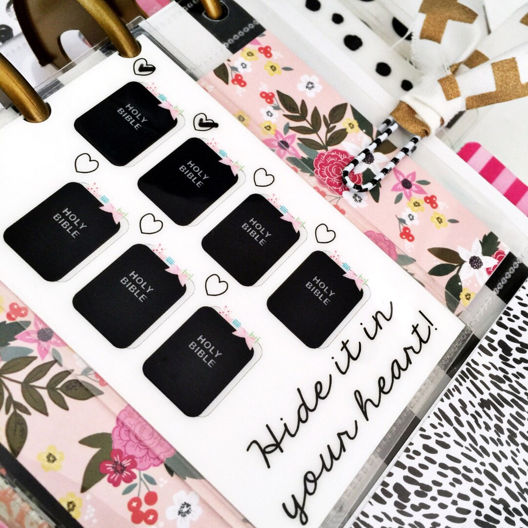Happy Planner Bible Study Insert Dry or Wet Erase Bible - Etsy