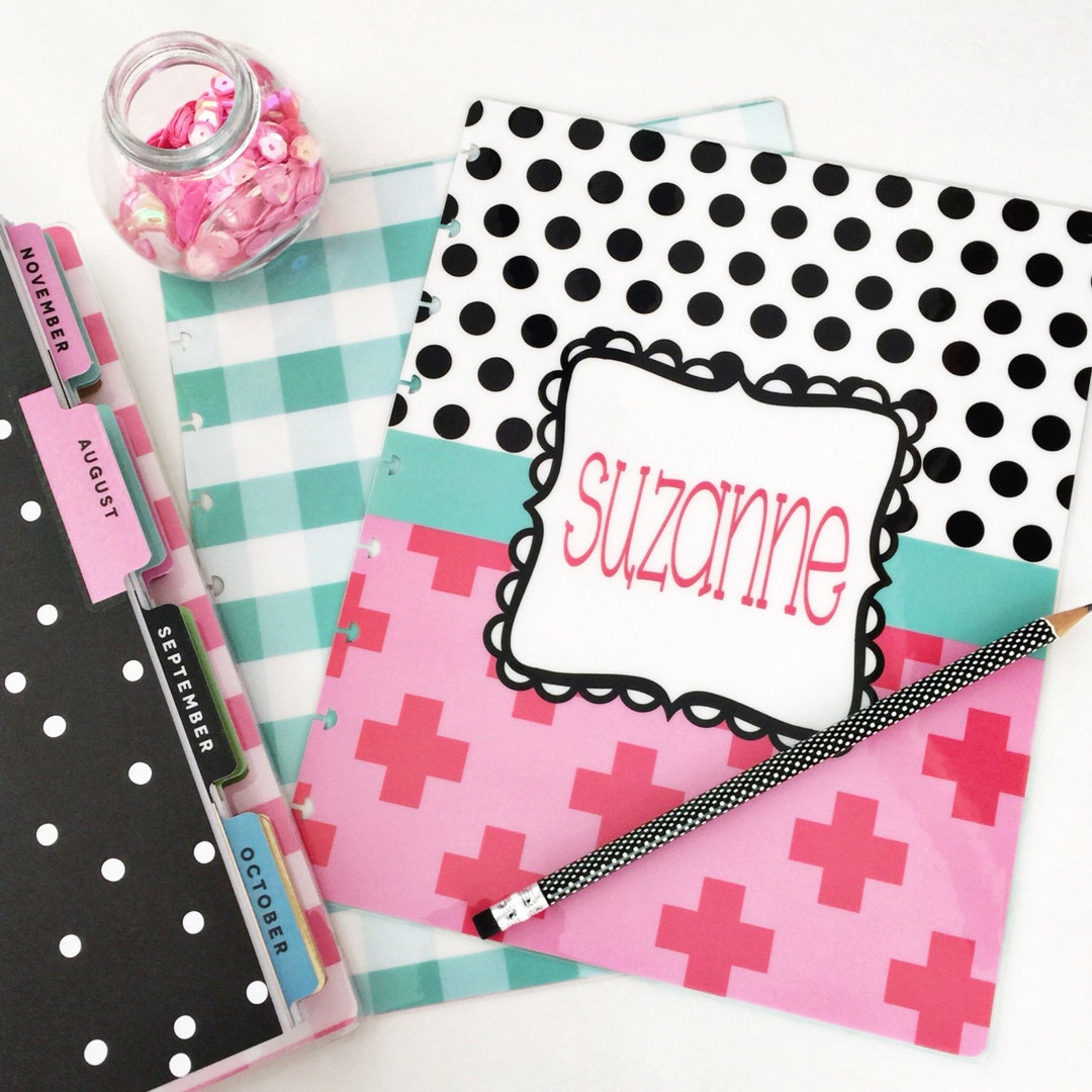 Personalized Happy Planner Cover Set Custom Planner Cover - Etsy