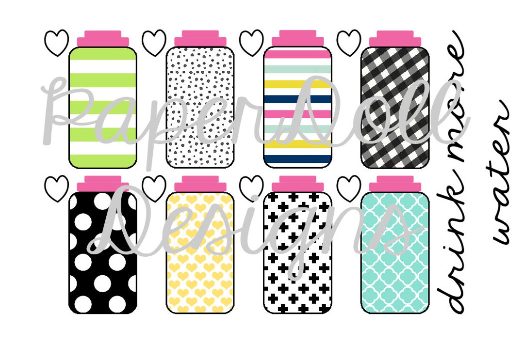 PRINTABLE, INSTANT DOWNLOAD, Water Tracker, Planner Insert, Planner ...