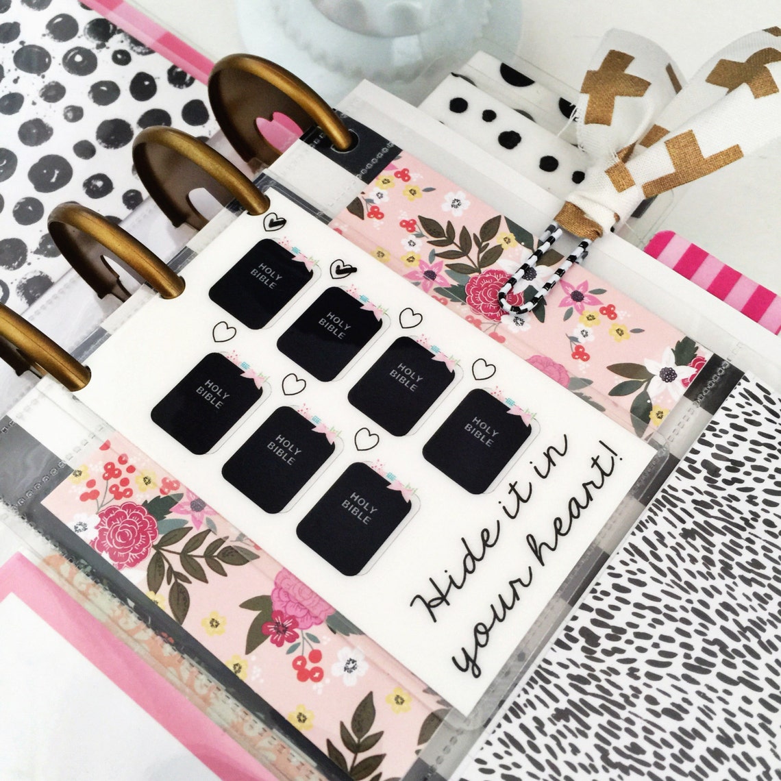 Happy Planner Bible Study Insert Dry or Wet Erase Bible - Etsy