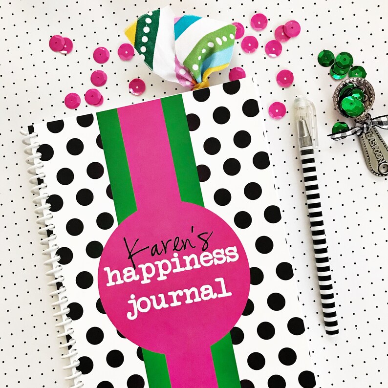 Happiness Journal Daily Gratitude Notebook | Etsy