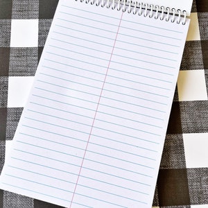 Personalized Steno Spiral, Personalized Notebook, Monogrammed Spiral ...