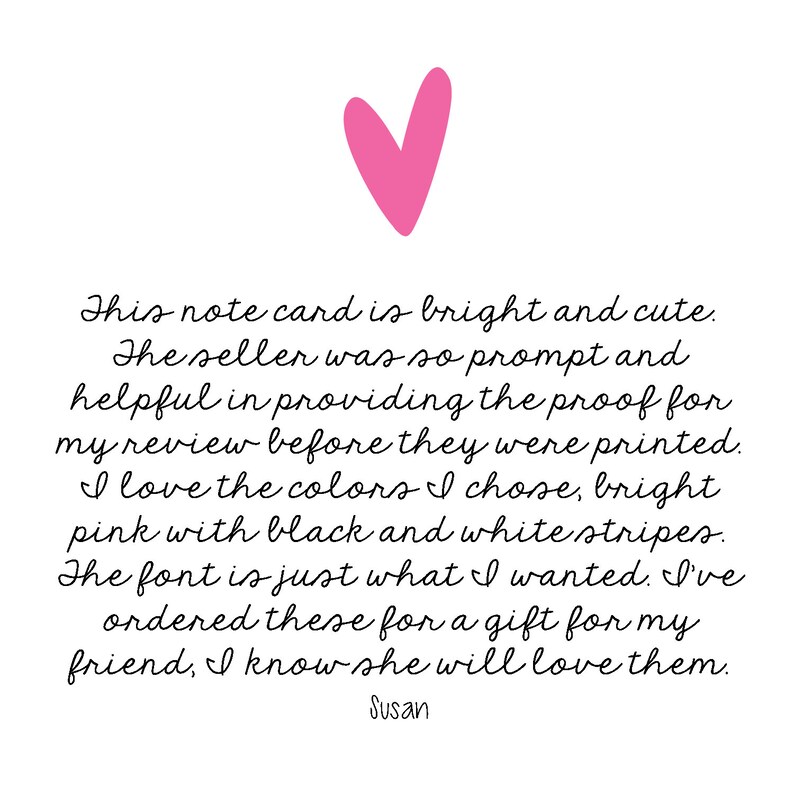 Personalized Note Card Set for Women Gold Glitter Stationery | Etsy