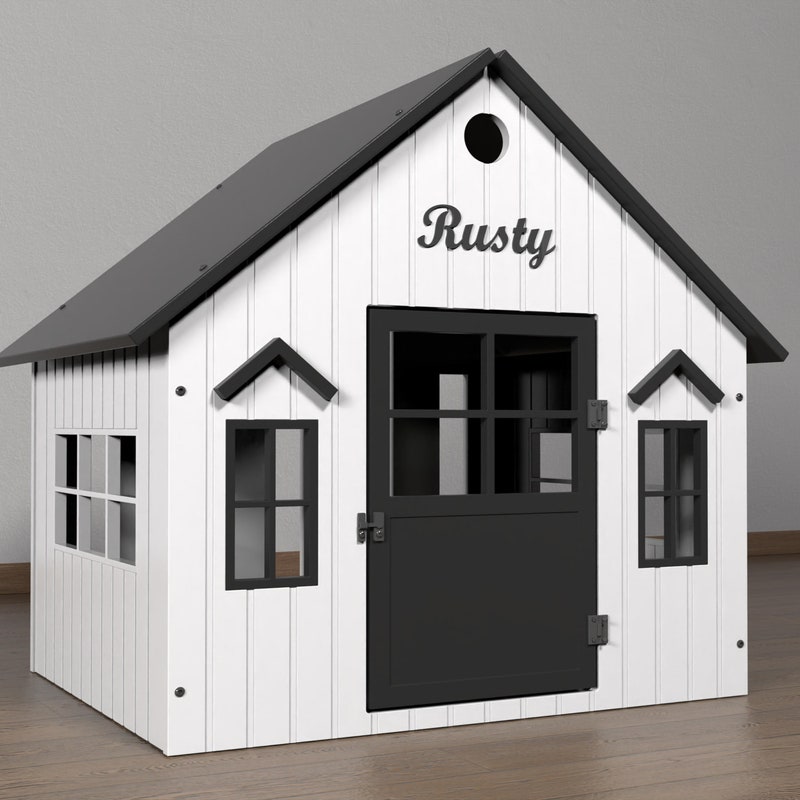 Dog Door for Doghouse - Etsy UK