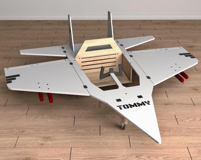 Personalized Rocking Airplane, Wooden Rocking Plane, Ride on Airplane ...