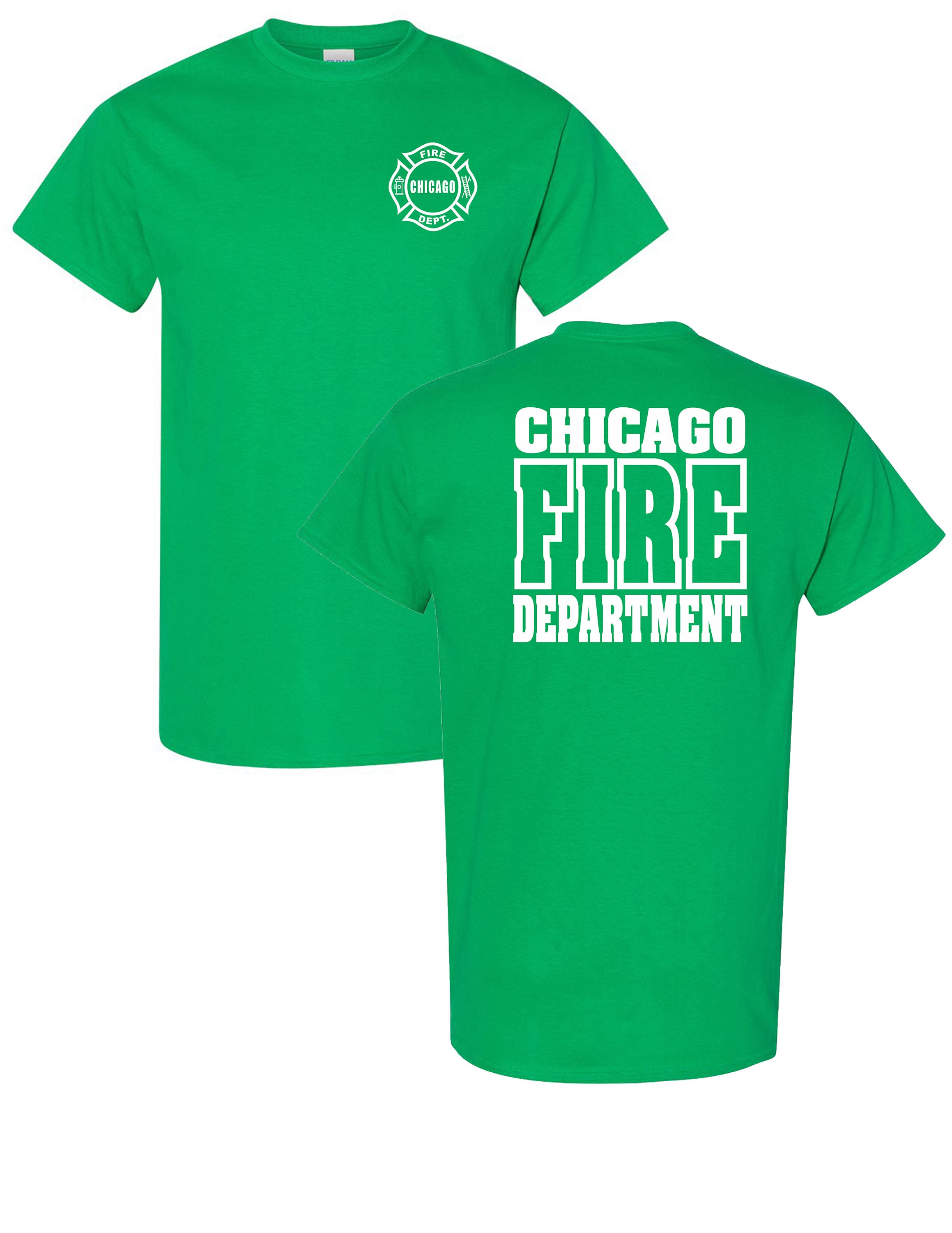 Chicago Fire Department T-shirt 2-sided as Seen on TV Show - Etsy