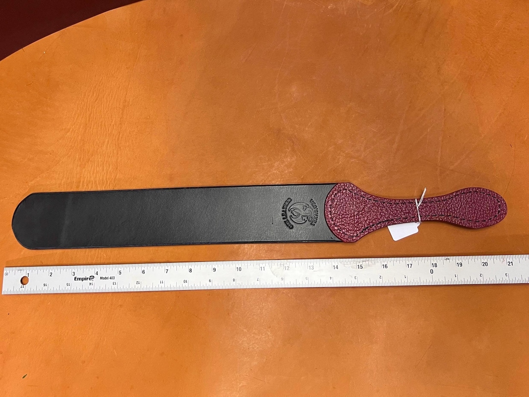 Black and Red Spanking Strap - Etsy