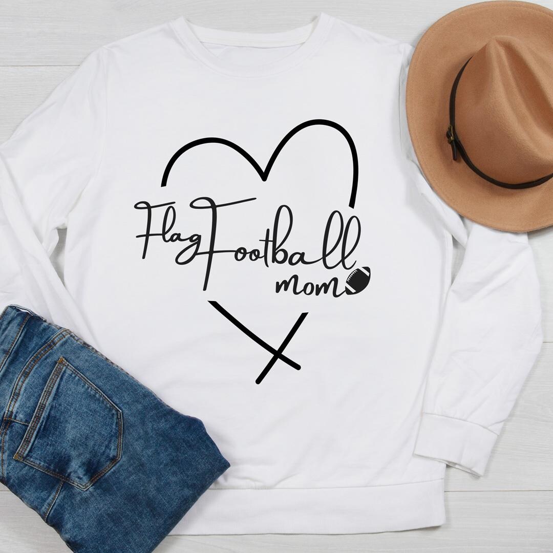 Flag Football Svg, Flag Mom Svg, Downloadable Cut File for Circut and ...