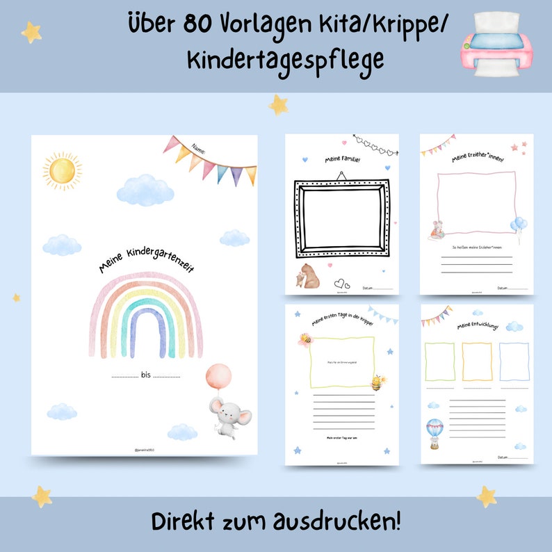 Daycare/crèche/child Daycare Portfolio With Over 80 Templates! - Etsy