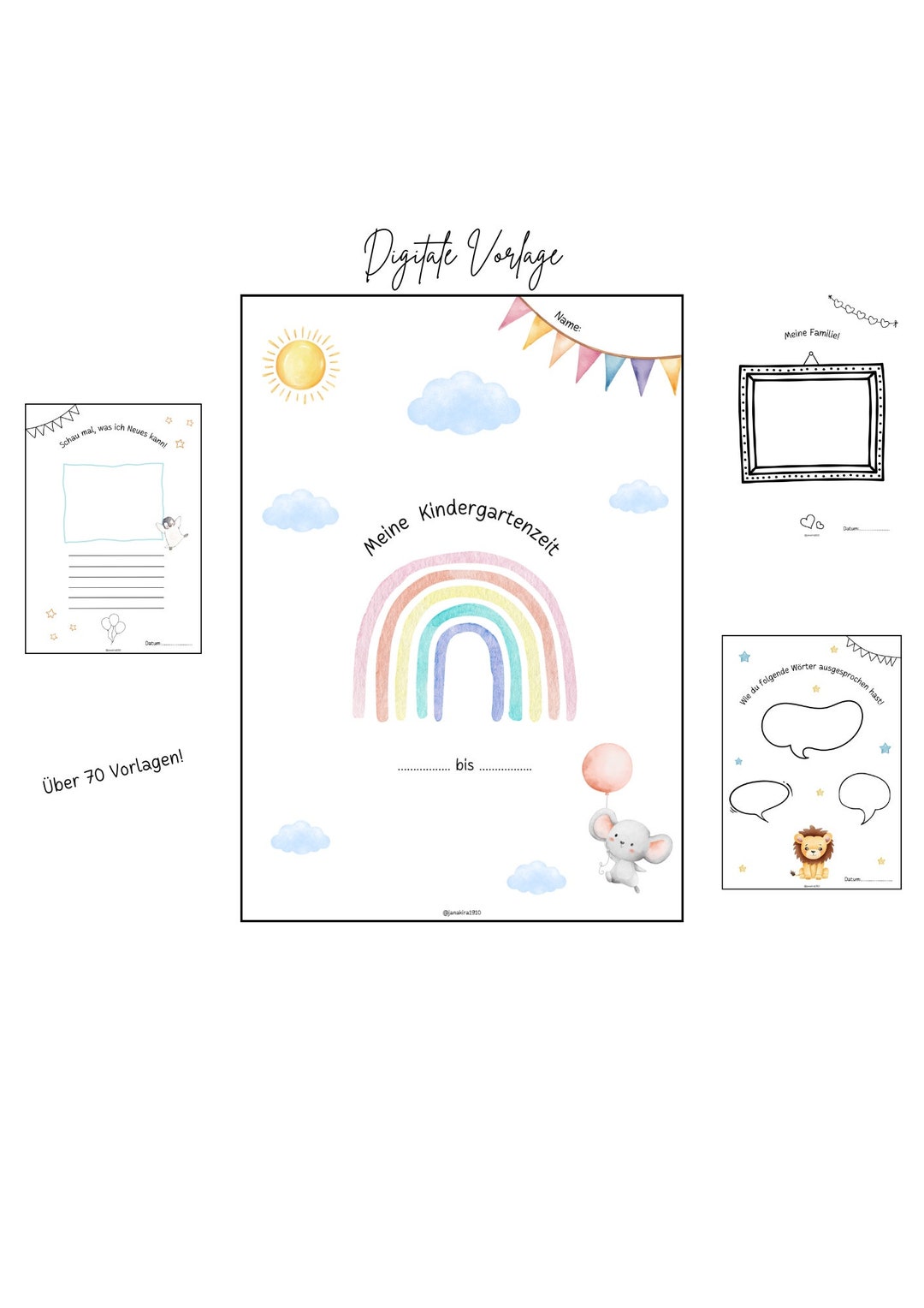 Daycare/crèche/child Daycare Portfolio Templates - Etsy