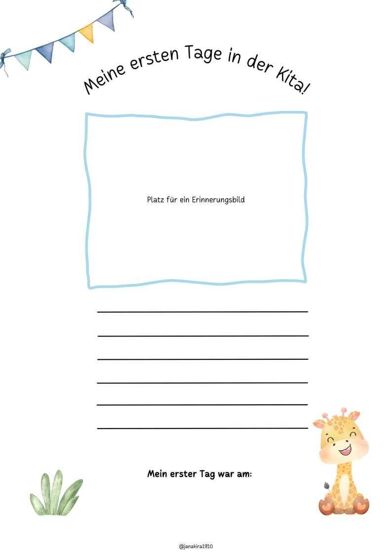 Daycare/crèche/child Daycare Portfolio Templates - Etsy