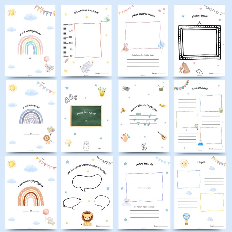 Daycare/crèche/child Daycare Portfolio With Over 80 Templates! - Etsy