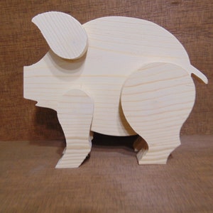 3 - Scrollsaw Patterns, Elephant, Giraffe, and Pig Scroll Saw Pattern ...