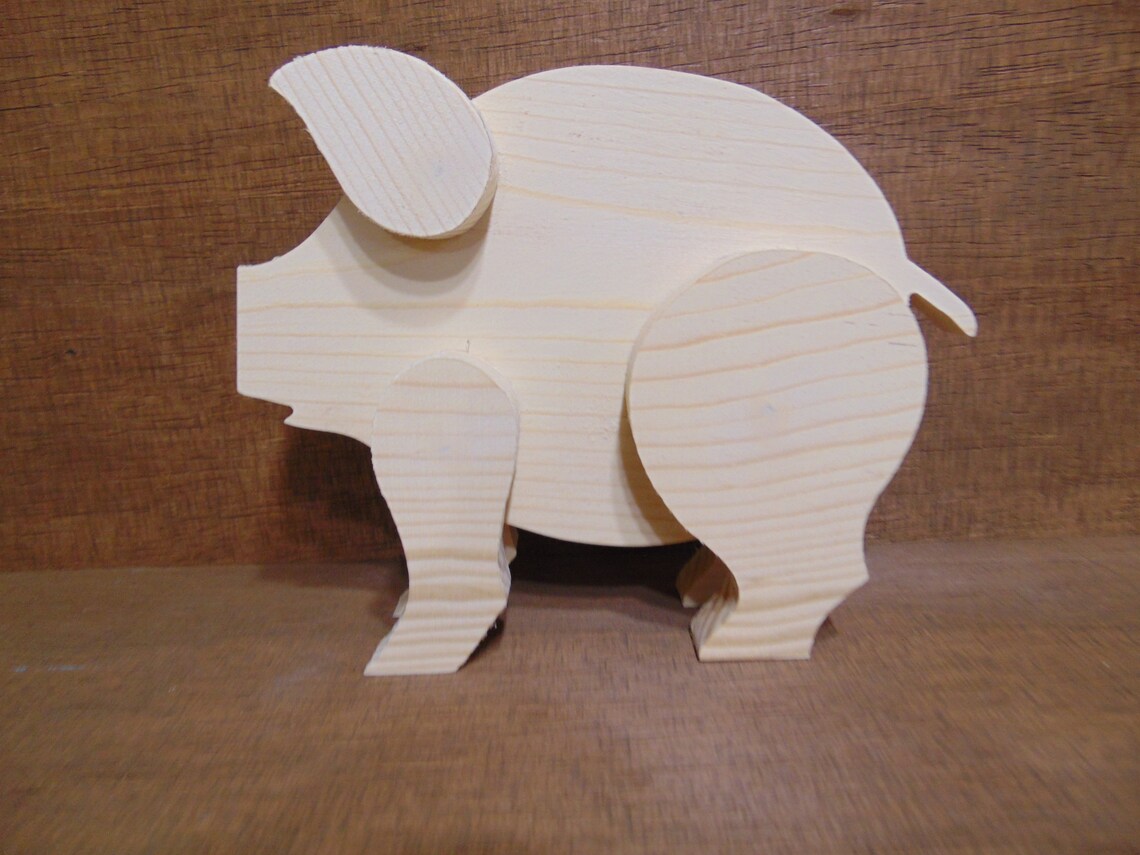 Scrollsaw Patterns, Pig Scroll Saw Pattern, (pdf, Dxf, Svg, Eps) - Etsy