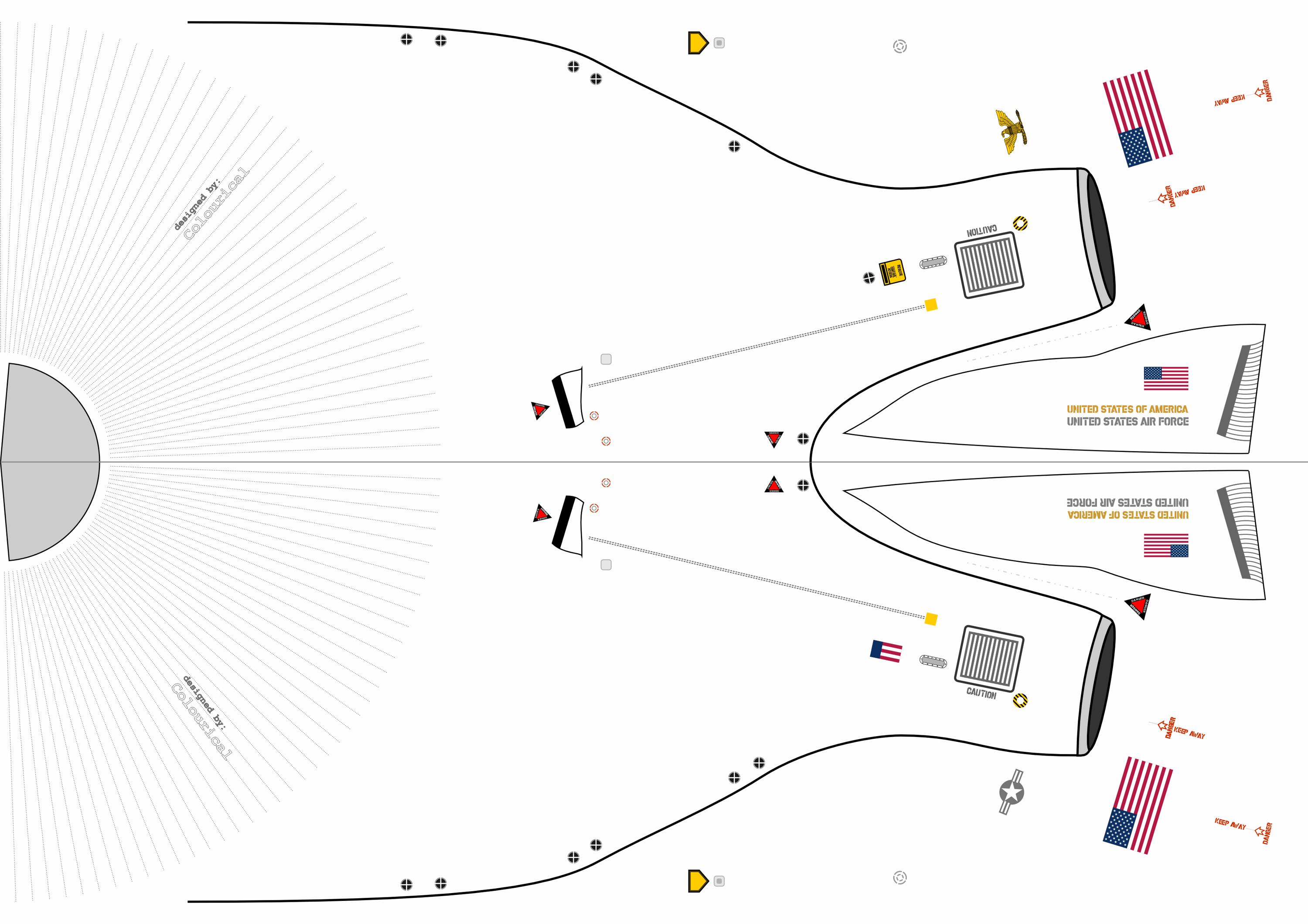 USAF Paper Airplane Printable - Etsy
