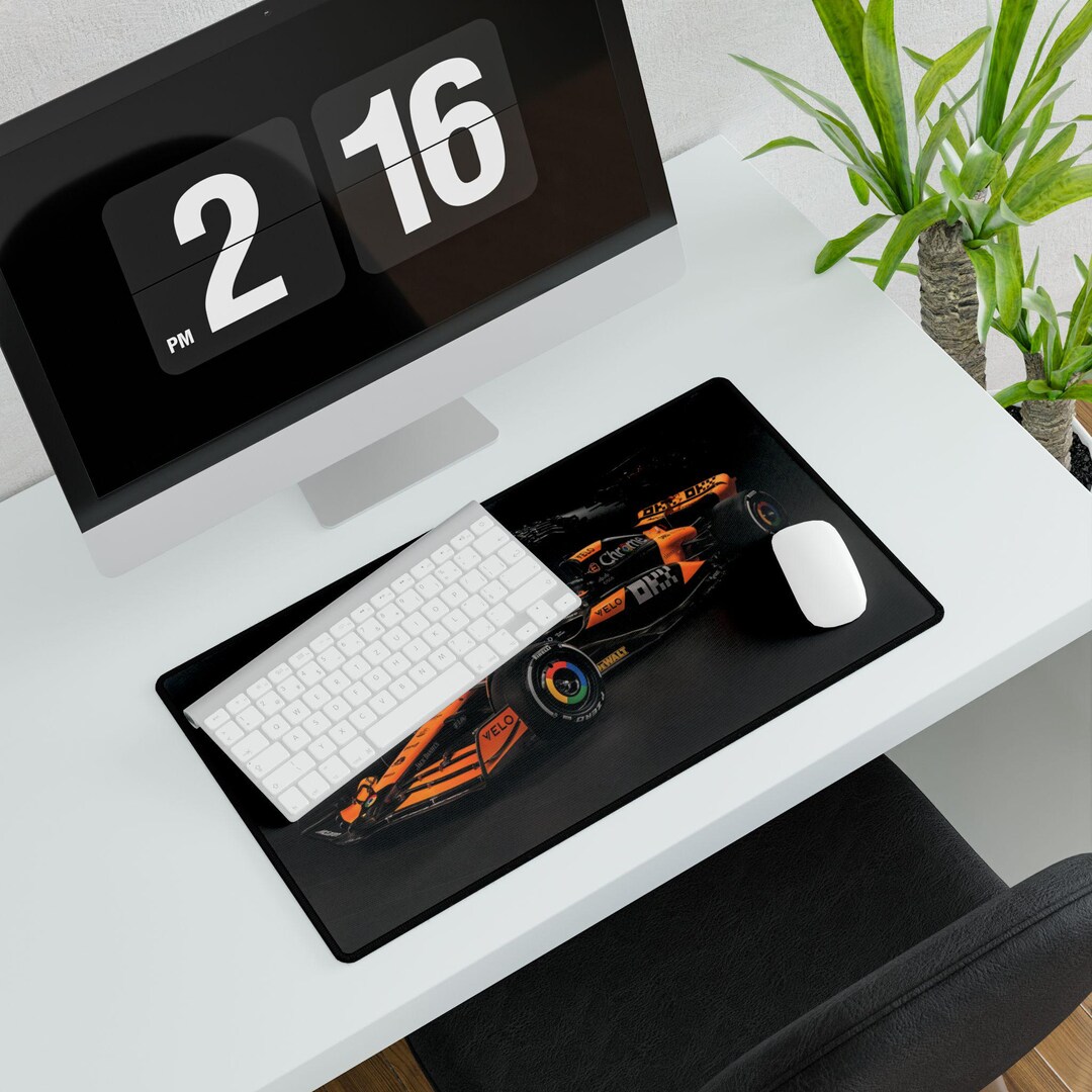 Racing Desk Mats, Mclaren F1 Lando Norris Gift Boys Fans Silverstone ...