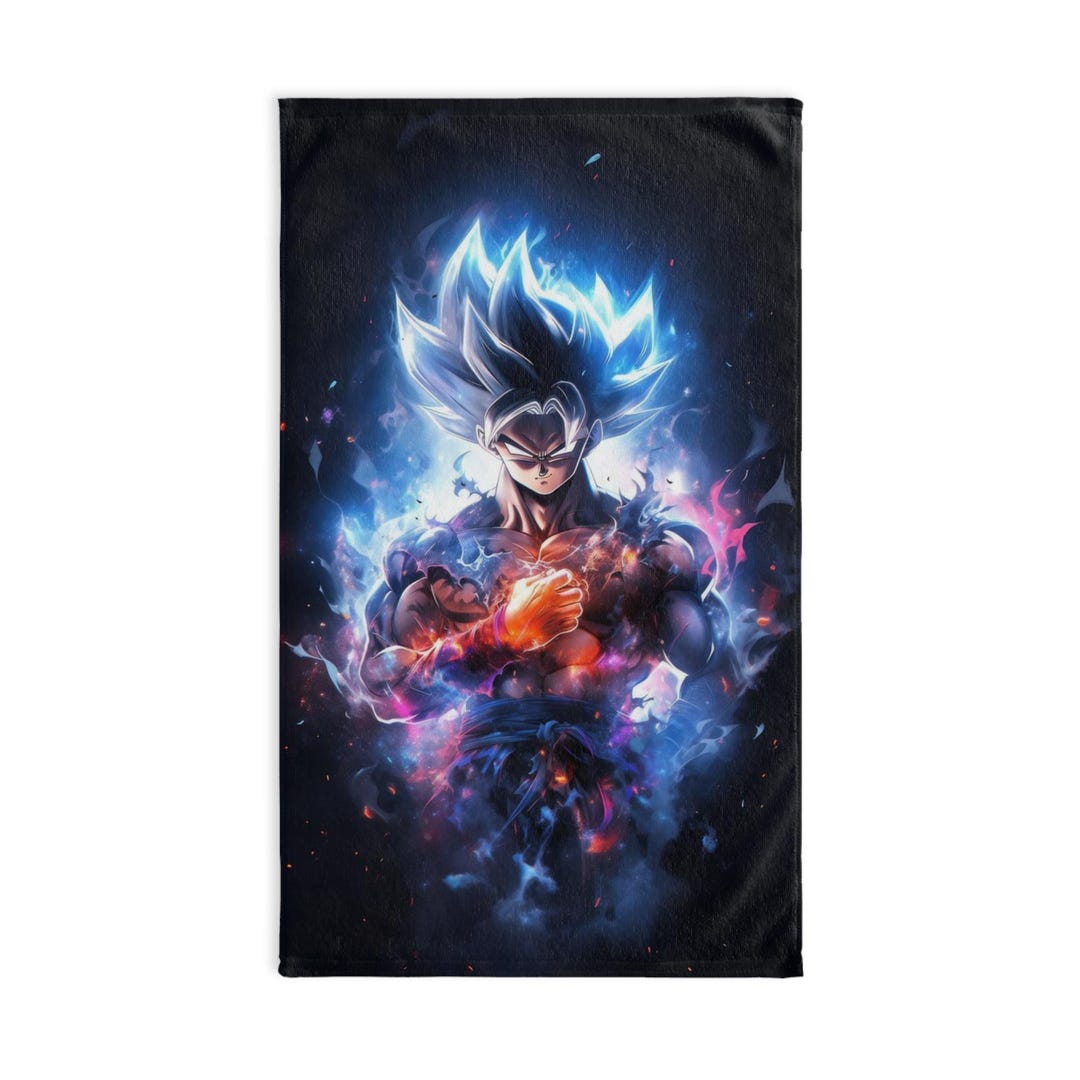 Dragon Ball Hand Towel, Goku Gift, Anime Bathroom Decor, Cartoon ...