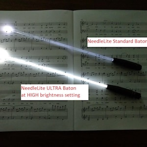 Needlelite ULTRA Lighted Conductor Baton-ultra Bright and Rechargeable ...