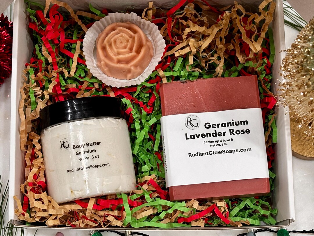 Geranium Lavender Luxury Gift Set - Etsy