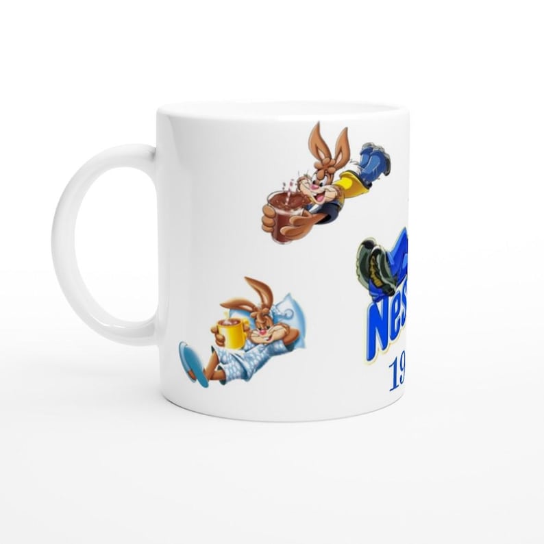Vintage Nesquik Mug With Classic Bunny - Retro 1948 Design ...