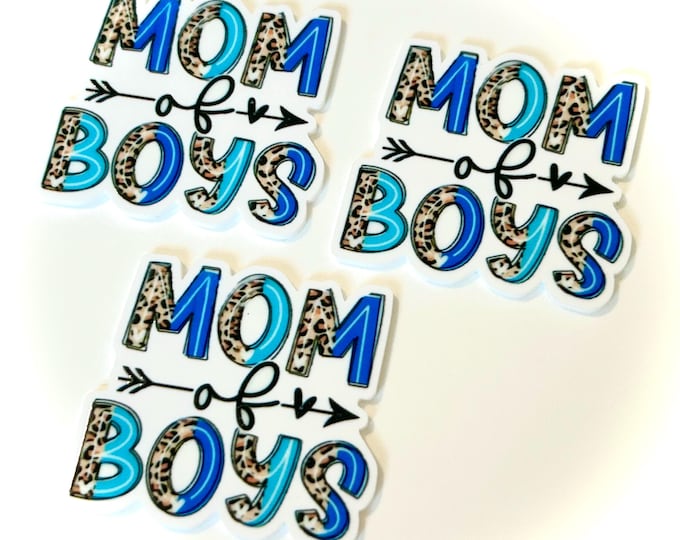 3 Boy Mom Planar Resins Flatback Planars Hairbow Hair Bow Supplies ...