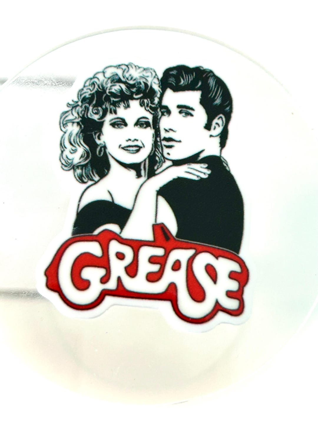 3 Grease 80’s Movie Planar Resin Flatbacks, Focal, Hair Bow Supplies ...
